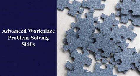 Advanced Workplace Problem Solving Skills Aa4pd