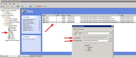 Created GPO To Drop Some XML And INI Files From SYS VOL Folder To A Folder In Windows