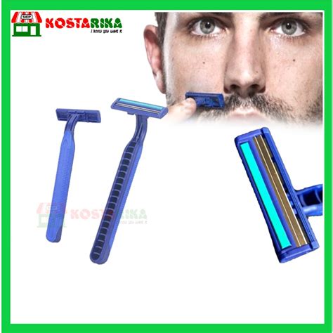Jual Alat Cukur 2 Silet Biru Kumis Jenggot Murah Shopee Indonesia