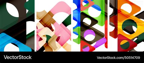 Abstract Background Set Showcasing A Dynamic Vector Image