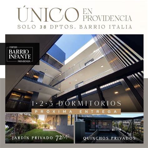 Departamento En Venta En Providencia Inmobiliaria Infante Edificio