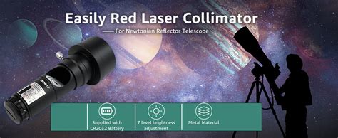 Amazon Com SVBONY Red Laser Collimator For Newtonian Marca Telescope Alignment 1 25 Inches 7