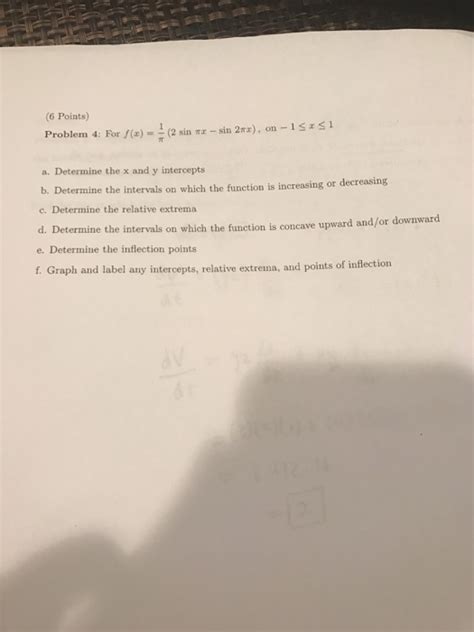 Solved For F X 1 Pi 2 Sin Pi X Sin 2 Pi X On 1 Chegg Com