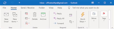 How To Reduce Ribbon Size In Outlook Microsoft Outlook