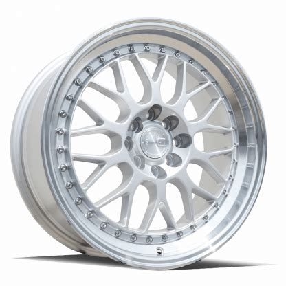 Aodhan Ah02 17x8 35 4x1004x1143 4x45 731 Silver With Machined