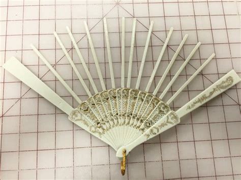 Spanish Fan Ivory Spokes Close Out Custom Fans Fan Paper Crafts Diy