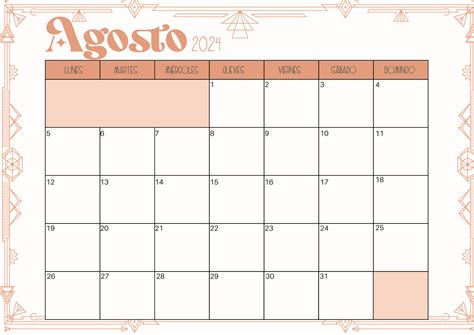 Calendario De Agosto De 2024 Para Imprimir