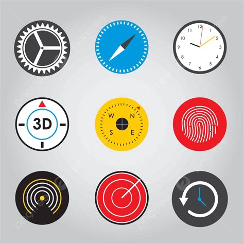 Vector Icon Of A Mobile Application Button For A Smart Phone With A Touchscreen Vector