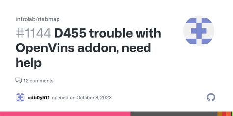 D455 Trouble With Openvins Addon Need Help · Issue 1144 · Introlab