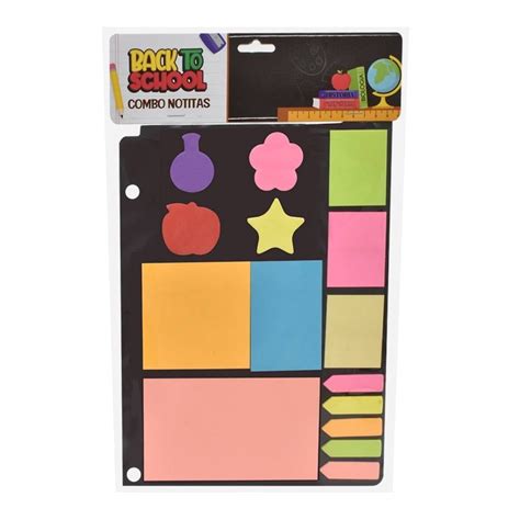 Notas Adhesivas Multicolor Walmart