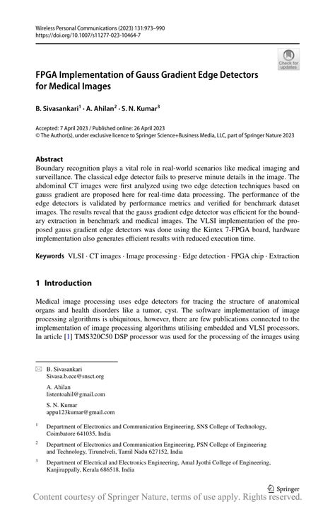 fpga implementation of gauss gradient edge detectors for medical images