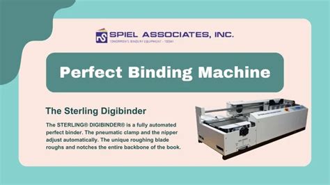 Ppt Fully Automated Perfect Binder Machine For Books Powerpoint Presentation Id 12738884