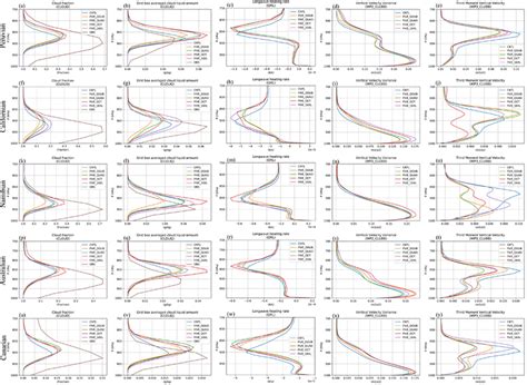 Spatial‐ And Temporal‐averaged Profiles Of A Cloud Fraction B
