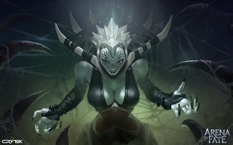 arachne splash scree by nikolay georgiev r erotichorrorart