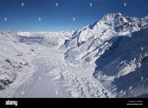 Tasman Glacier And Aoraki Mt Cook Aoraki Mt Cook National Park South