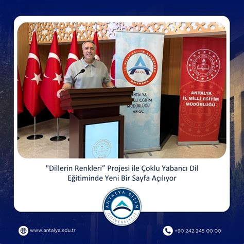 Dillerin Renkleri” Projesi Ile Çoklu Yabancı Dil Eğitiminde Yeni Bir