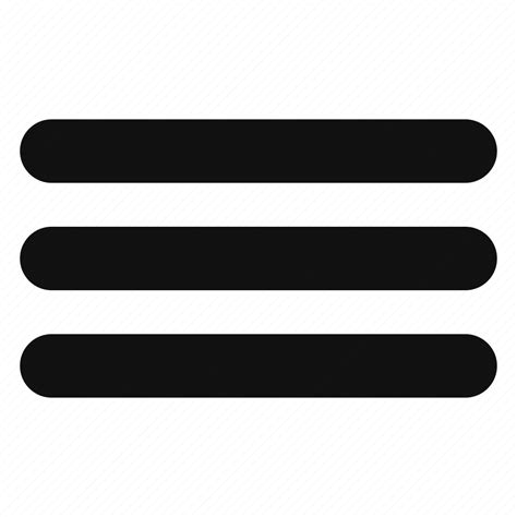 Application Hamburger List Menu Navigation Rounded Side Icon Download On Iconfinder