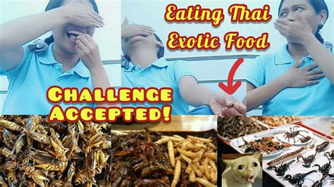 Eating Thai Exotic Food Challenge I Laugh Trip Youtube