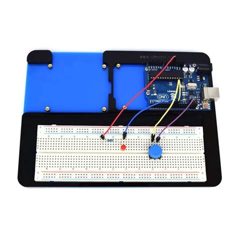 Adeept Acrylic 5 In 1 Breadboard Holder For Arduino Uno R3 Mega 2560