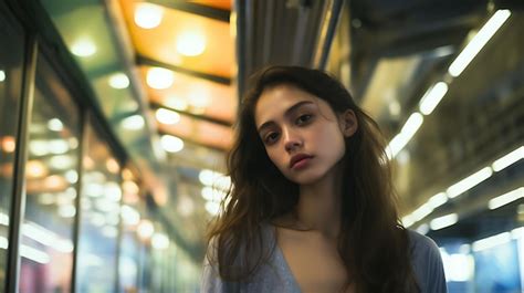 Premium Photo Candid Shot Film Photography Of A Beautiful Hongkong Girl