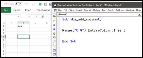 VBA Insert Column Single And Multiple