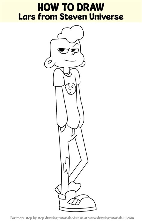 How To Draw Lars From Steven Universe Steven Universe Step By Step
