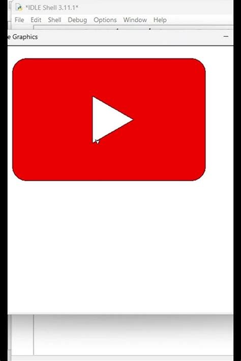 Youtube Logo Python Create Youtube Logo Python Shorts Short