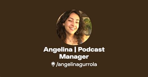 Angelina Podcast Manager Official Instagram Facebook Threads