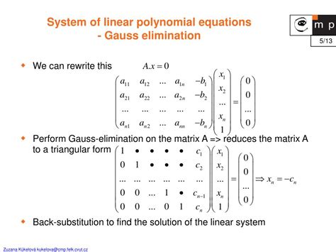Ppt Methods For Solving Systems Of Polynomial Equations Powerpoint Presentation Id702497