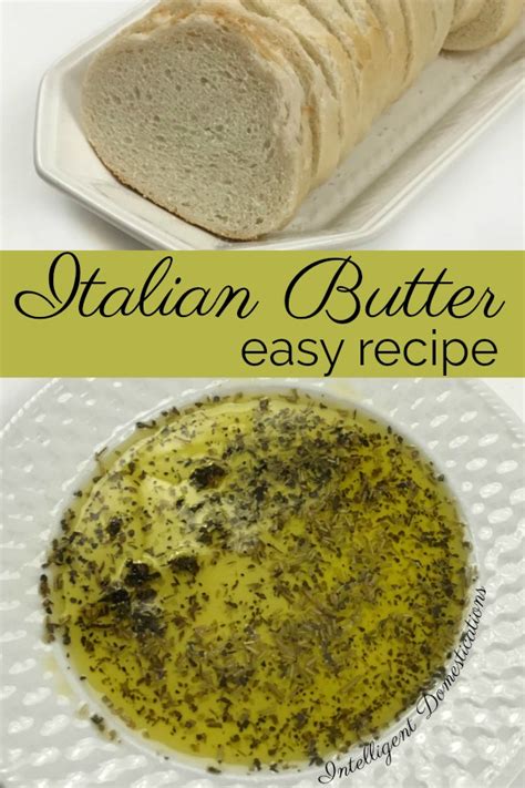 How To Make Italian Butter Easy Recipe Intelligent Domestications