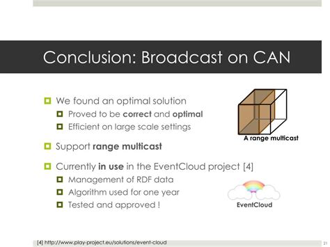 Ppt An Optimal Broadcast Algorithm For Content Addressable Networks