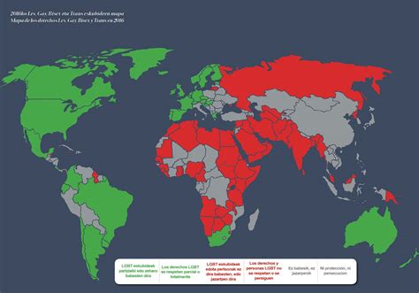 Arrosa Ez Den Mundu Bat Mapa De Los Derechos Lgbt Blue
