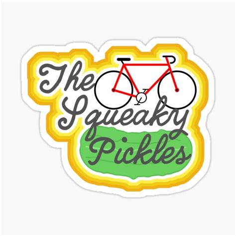 The Squeaky Pickles Sticker By Vinny0515 Redbubble