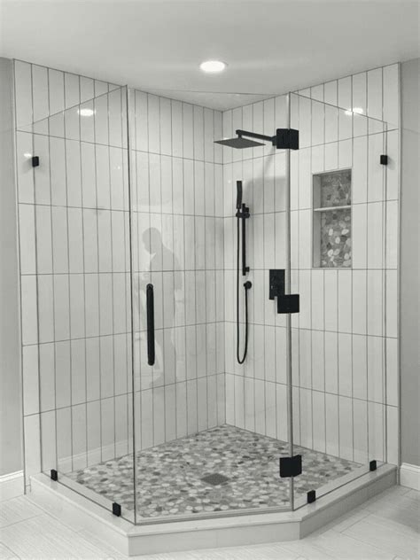 Frameless Corner Shower Doors For Modern Bathrooms