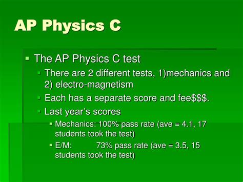 PPT AP Physics C PowerPoint Presentation Free Download ID