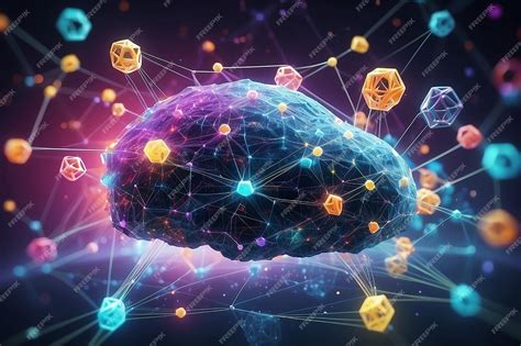 Premium Photo Big Data And Cybersecurity 3d Illustration Neural Network And Cloud Technologies