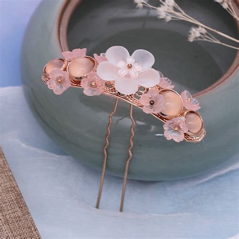 Le Liin 골동품 핑크 블루 크리스탈 꽃 머리핀 웨딩 헤어 액세서리헤어 주얼리 Aliexpress