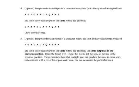 Solved 1 2 Points Draw All Possible Binary Trees