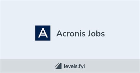 Acronis Jobs Levelsfyi