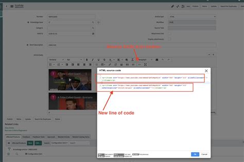 how to add a video to a knowledge article servicenow community
