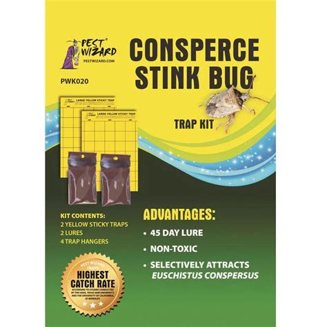 Pest Wizard Consperse Stink Bug Trap Kit Pest Control