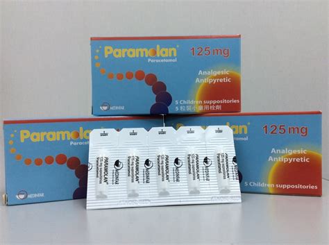 Paramolan Suppositories 125mg Drugs Product