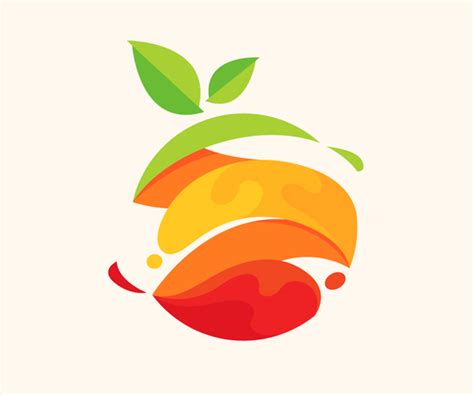 Fruit Logo Design Ideas Colorful Fresh Logo Designs Orange Fruit