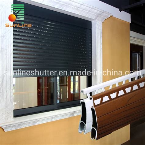 China Automatic Motorized Aluminum Electric Window Hurricane Roller