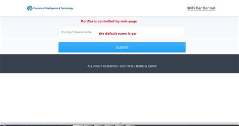 22 Sta Mode User Manual For Wifi Car By Nodemcu Doitcar