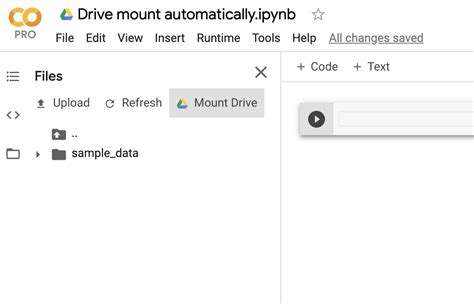 Python Colab Automatic Authentication Of Connection To Google Drive Persistent Per Notebook