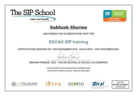 Sip Sca Certification Ppt