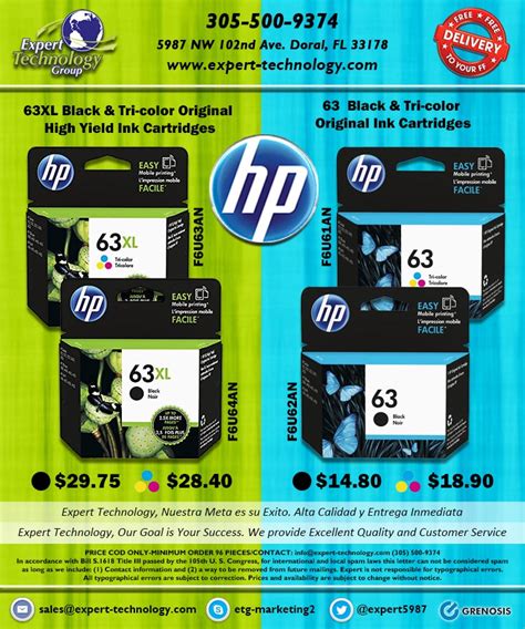 Hp Black Tri Color Original Ink Xl Expert Technology