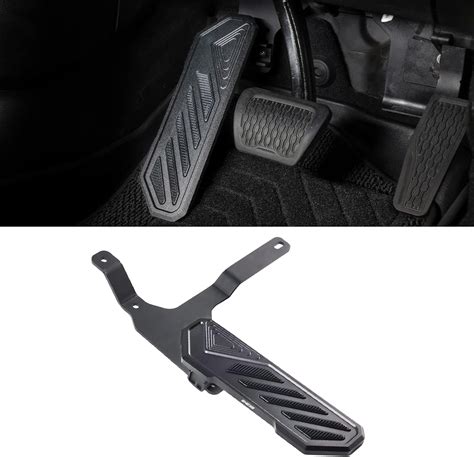 Sheam Dead Pedal Foot Rest Pad Left Side Kick Panel Anti Slip