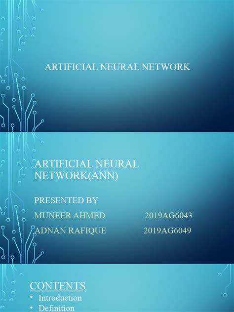 artificial neural network ann pdf